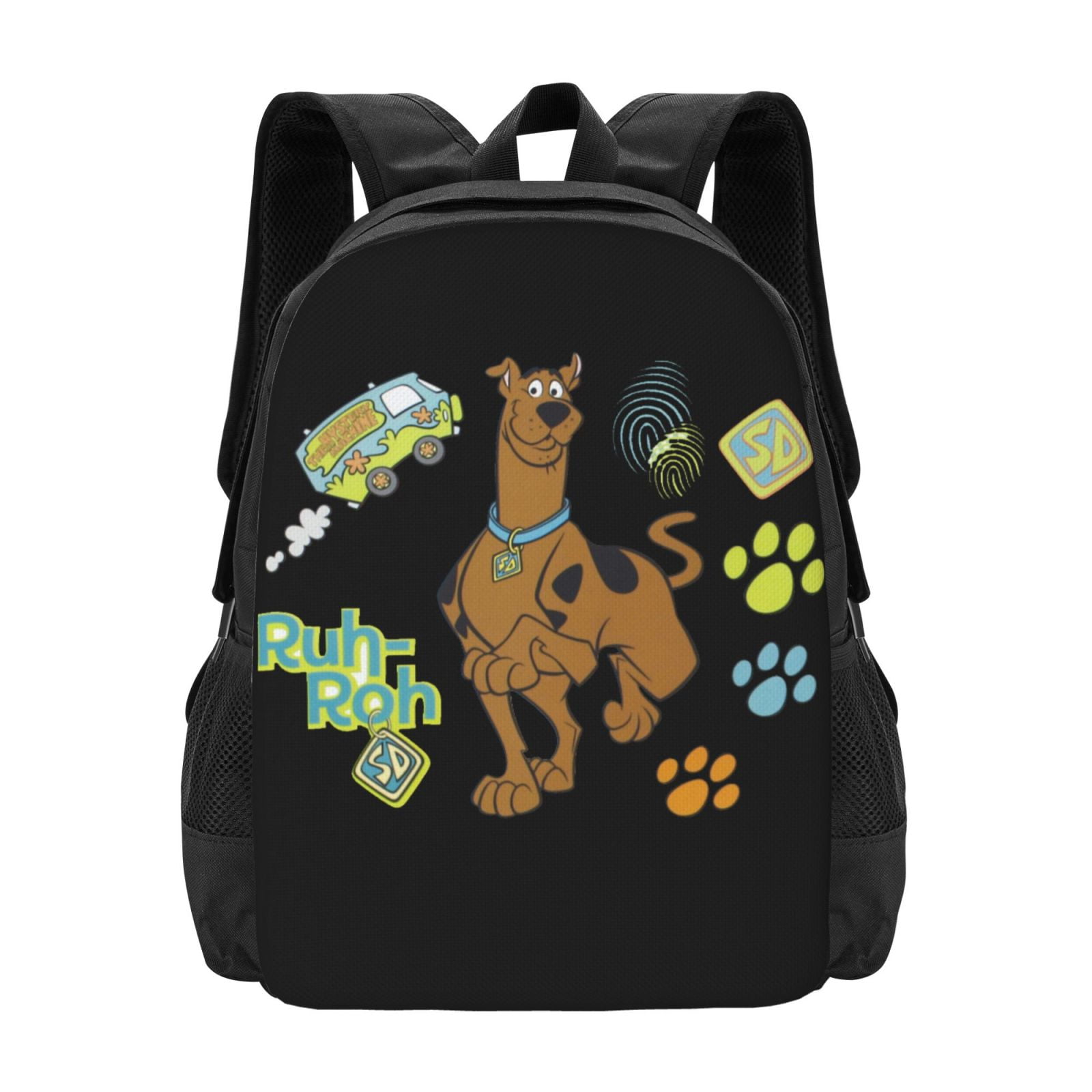 Scooby Doo Laptop Backpack College School Travel Daypack 2 Compartment Basic Bag Shoulders ...