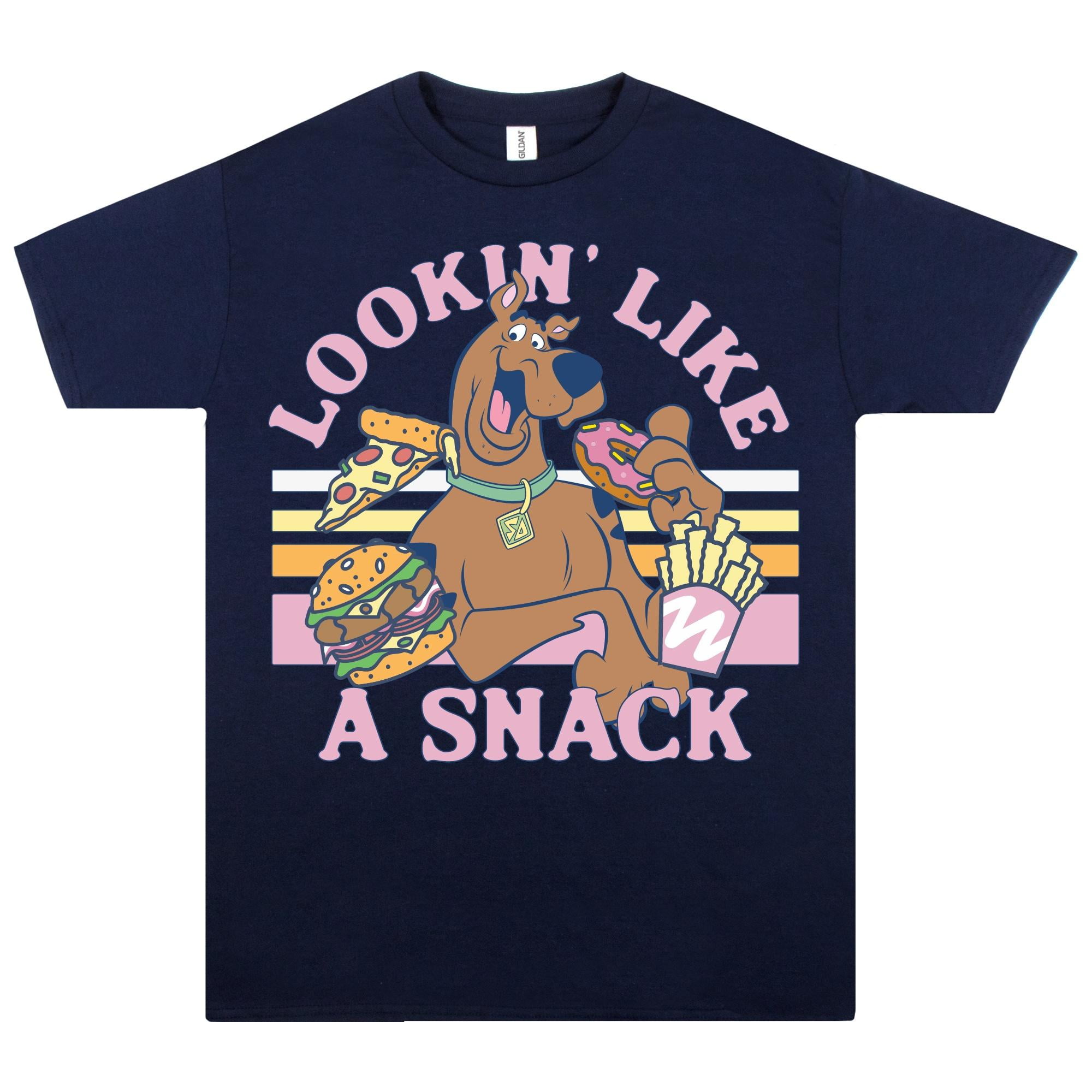 Scooby Doo Looking Like A Snack Mens and Womens Short Sleeve T-Shirt ...