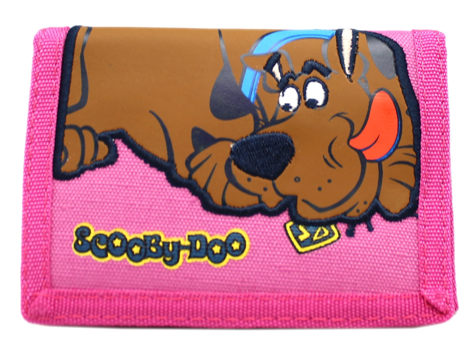 Scooby-Doo! Magenta Colored Tri-fold Fabric Kids Wallet - Walmart.com