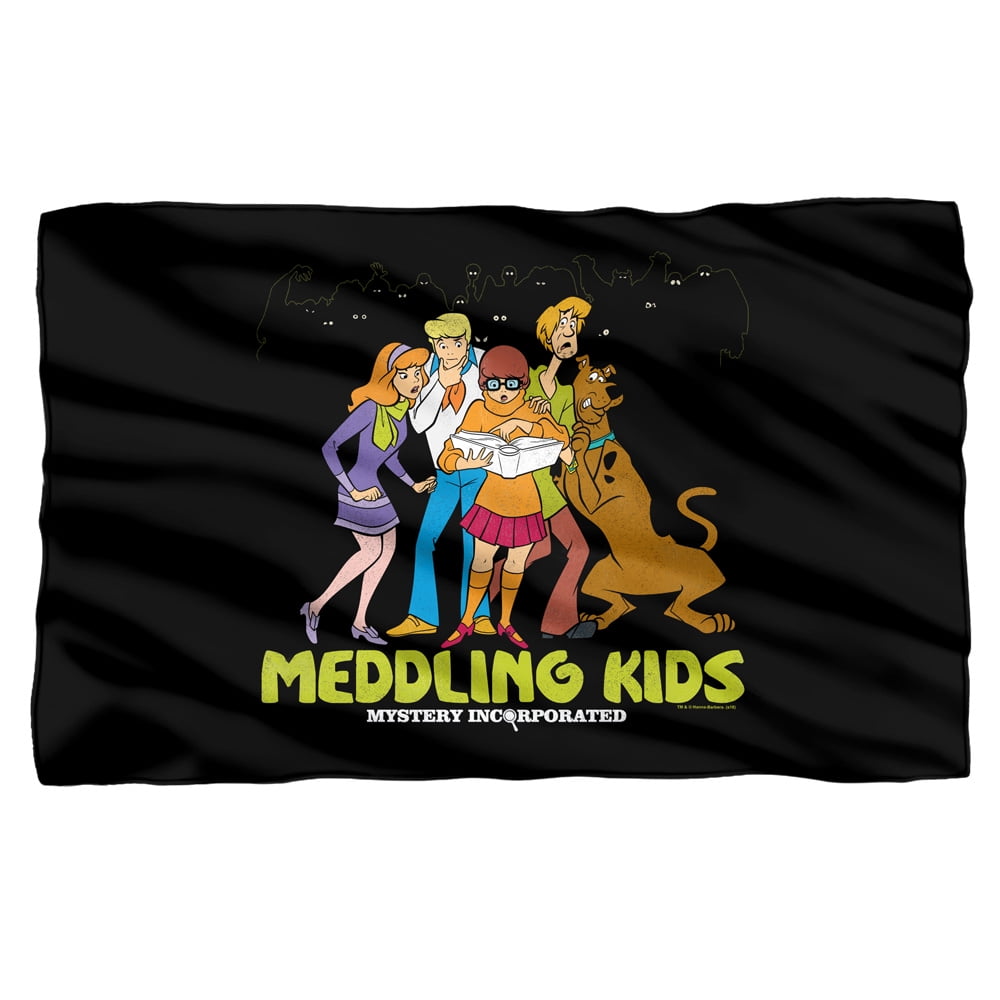 Scooby Doo Meddling Kids Fleece Blanket 36' x 58',Meddling Kids ...