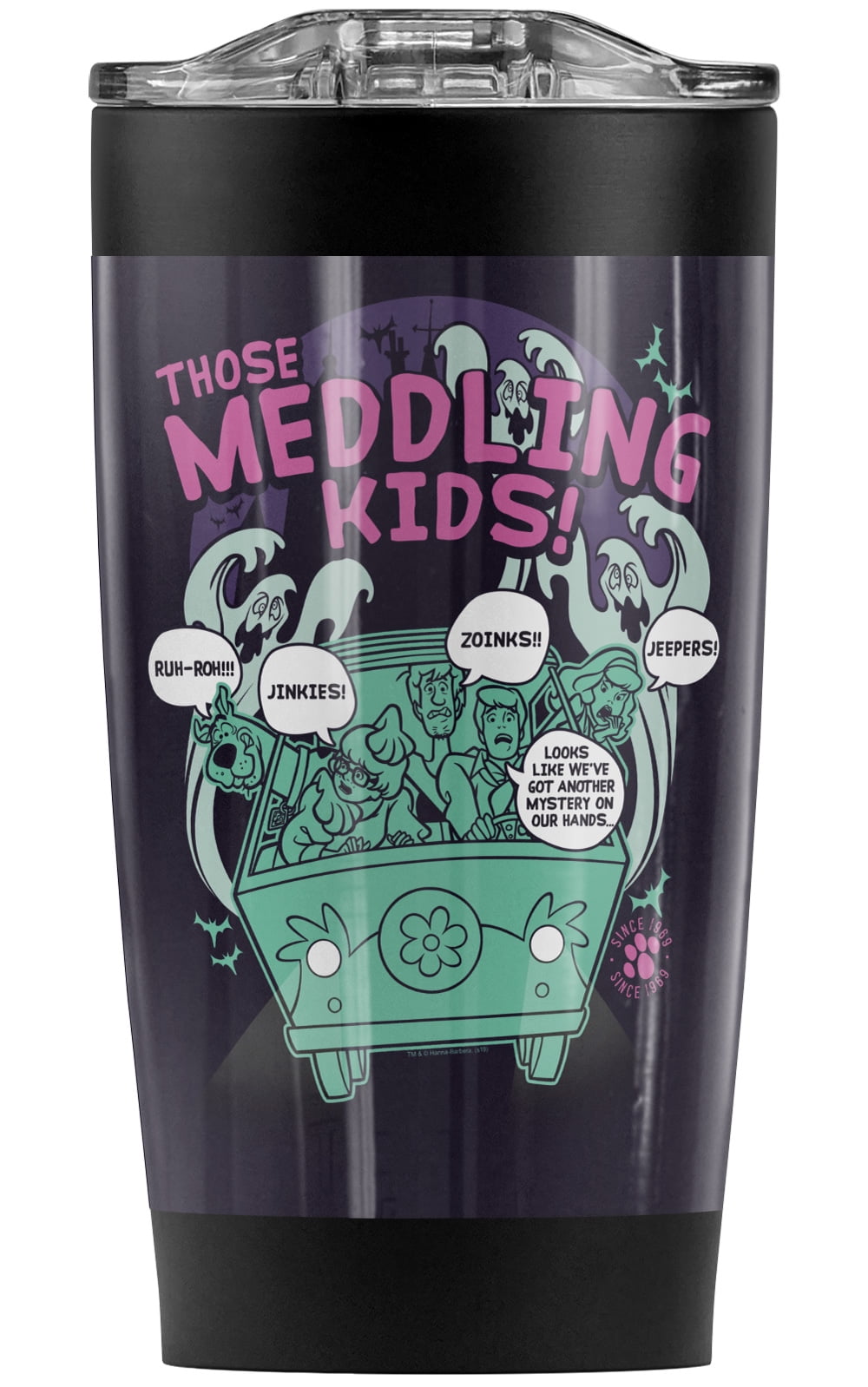 Scooby Doo Meddling Since 1969 Stainless Steel Tumbler 20 oz Coffee ...