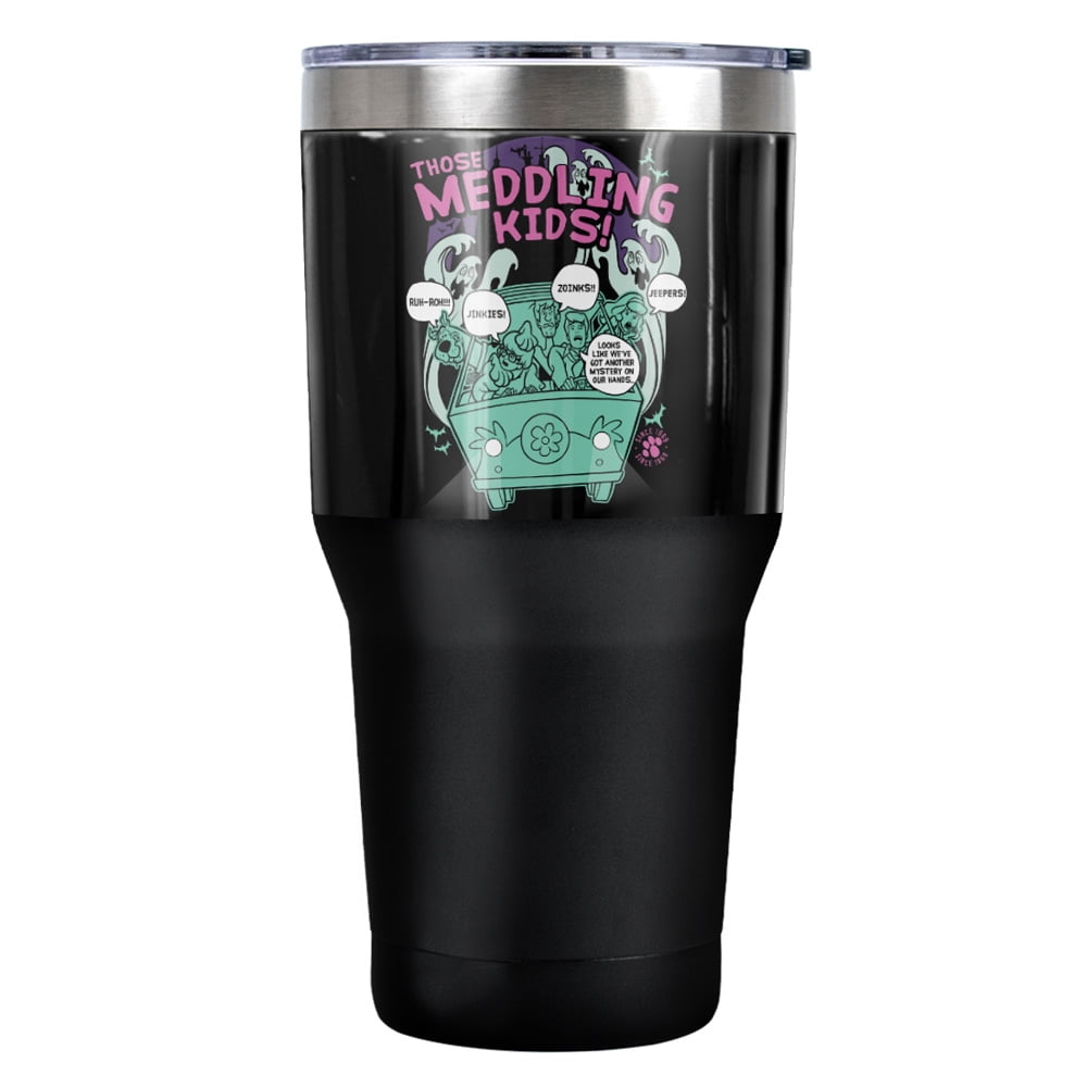 Scooby Doo Meddling Since 1969 Stainless Steel Tumbler 30 oz Coffee ...