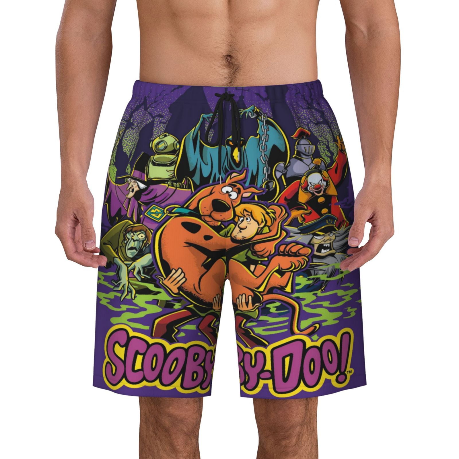 Scooby-Doo Men's Swim Trunks Quick Dry Board Shorts Bathing Suit ...
