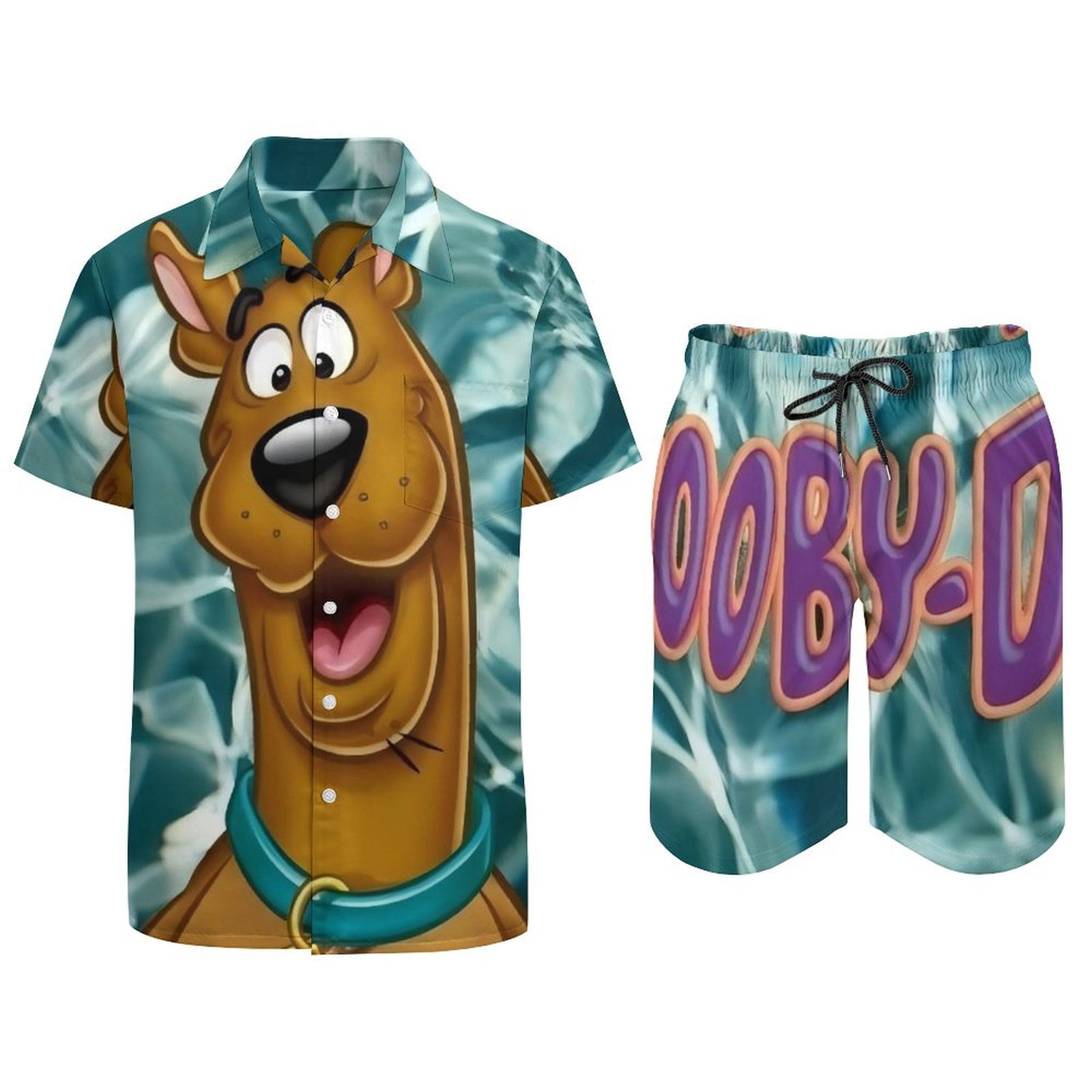 Scooby Doo Men's casual shirt beach suit 2XL - Walmart.com