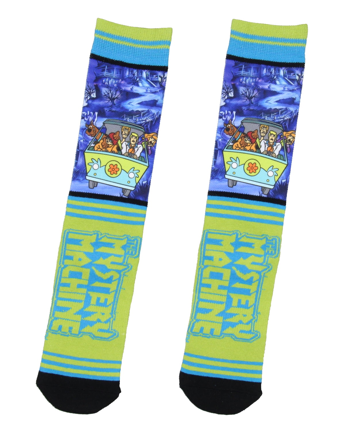 Scooby-Doo Mens' The Mystery Machine Sublimated Crew Socks - Walmart.com