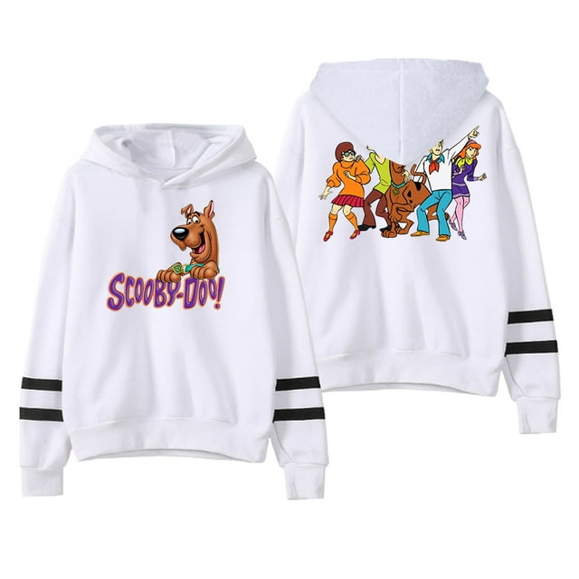 Scooby Doo Merch Cartoon Hoodie Pocketless Parallel Bars Sleeve ...