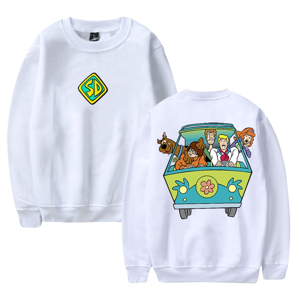Scooby Doo Merch Cartoon Sweatshirt Crewneck Long Sleeve Streetwear ...