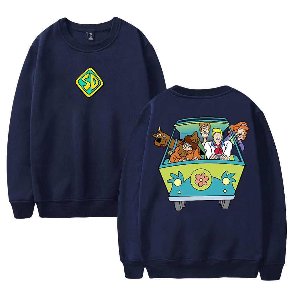Scooby Doo Merch Cartoon Sweatshirt Crewneck Long Sleeve Streetwear ...