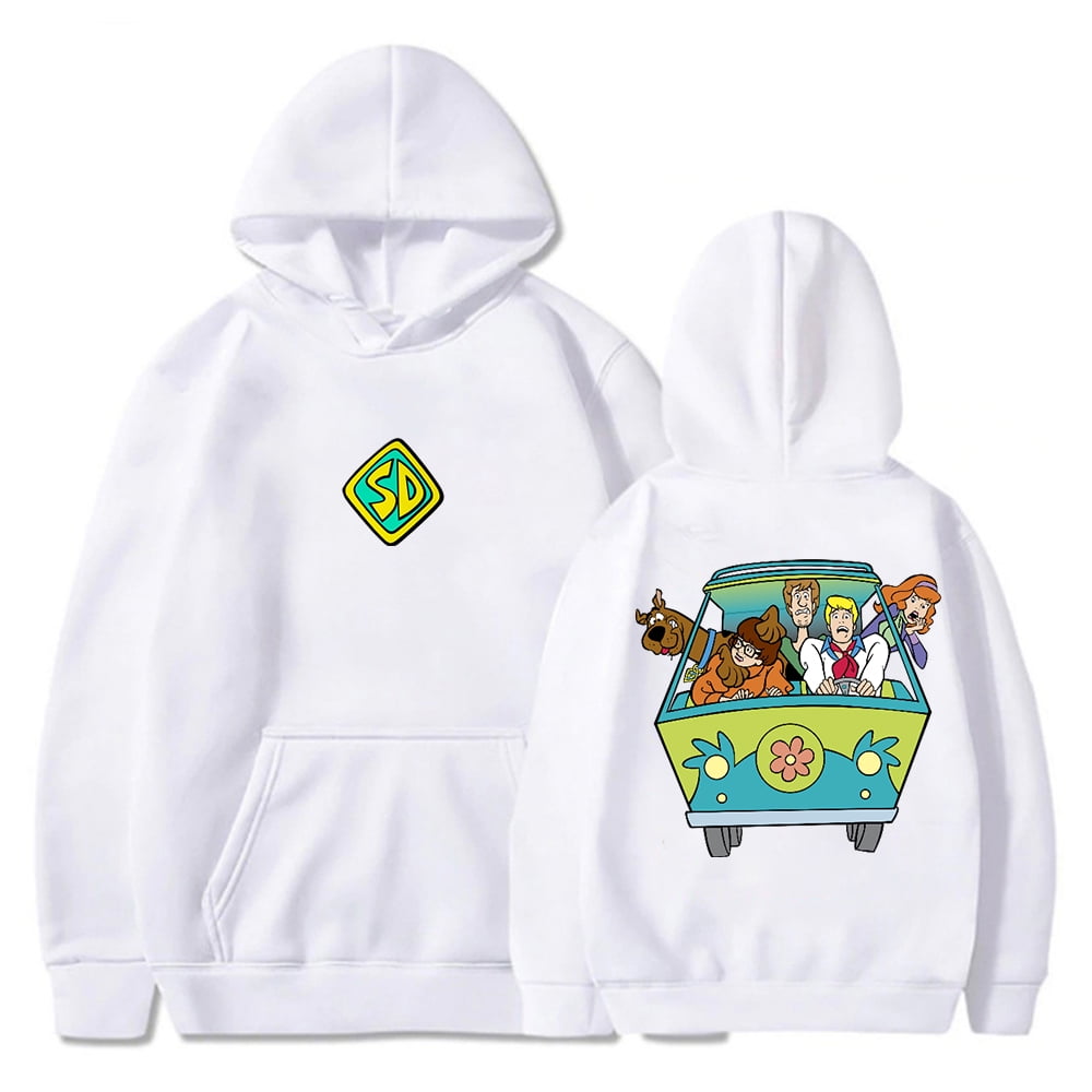 Scooby Doo Merch Hoodie Long Sleeve Streetwear Women Men Sweatshirt Funny Cartoon Clothes