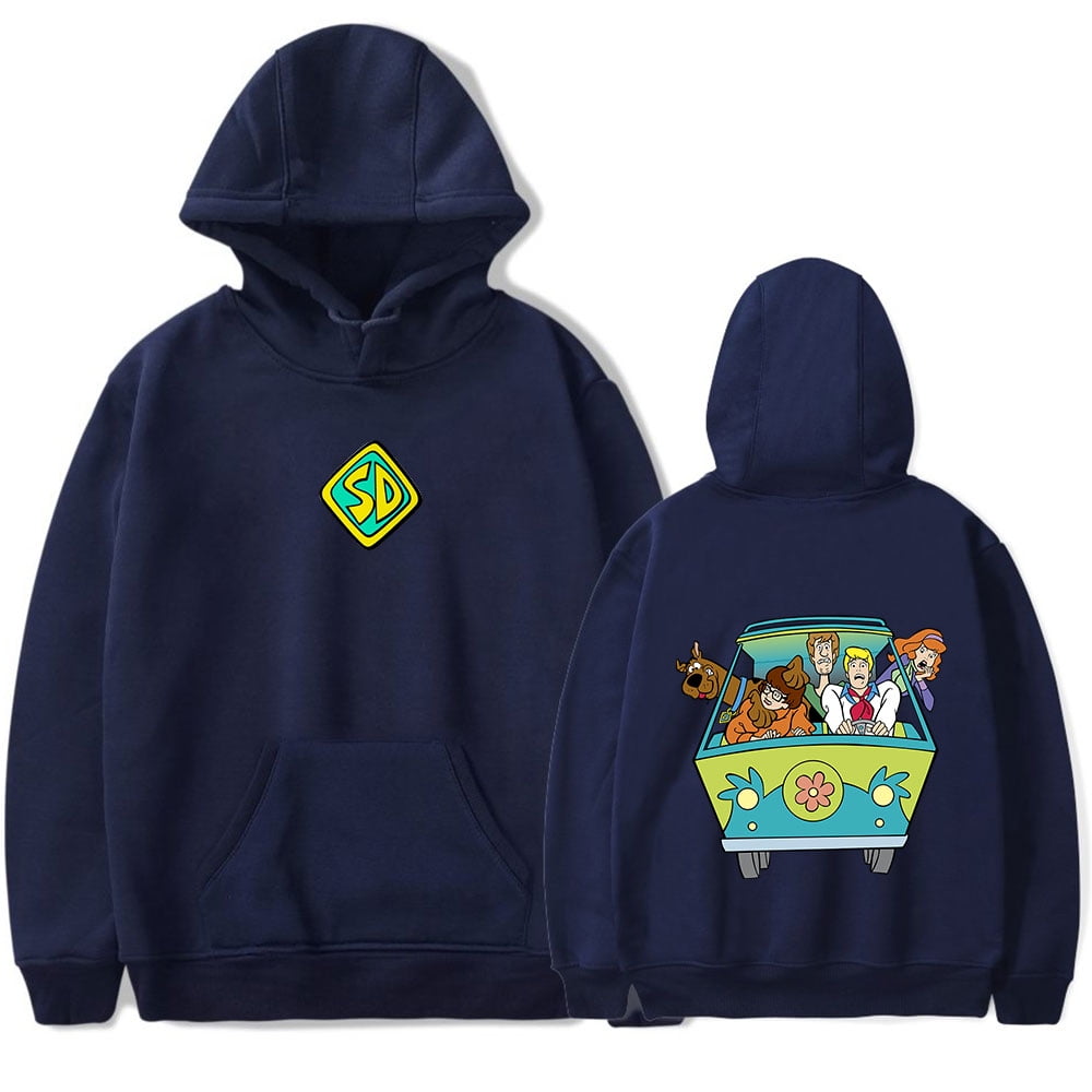 Scooby Doo Merch Hoodies Winter Menwomen Hooded Sweatshirt Cosplay Crewneck Scoobydoo Logo