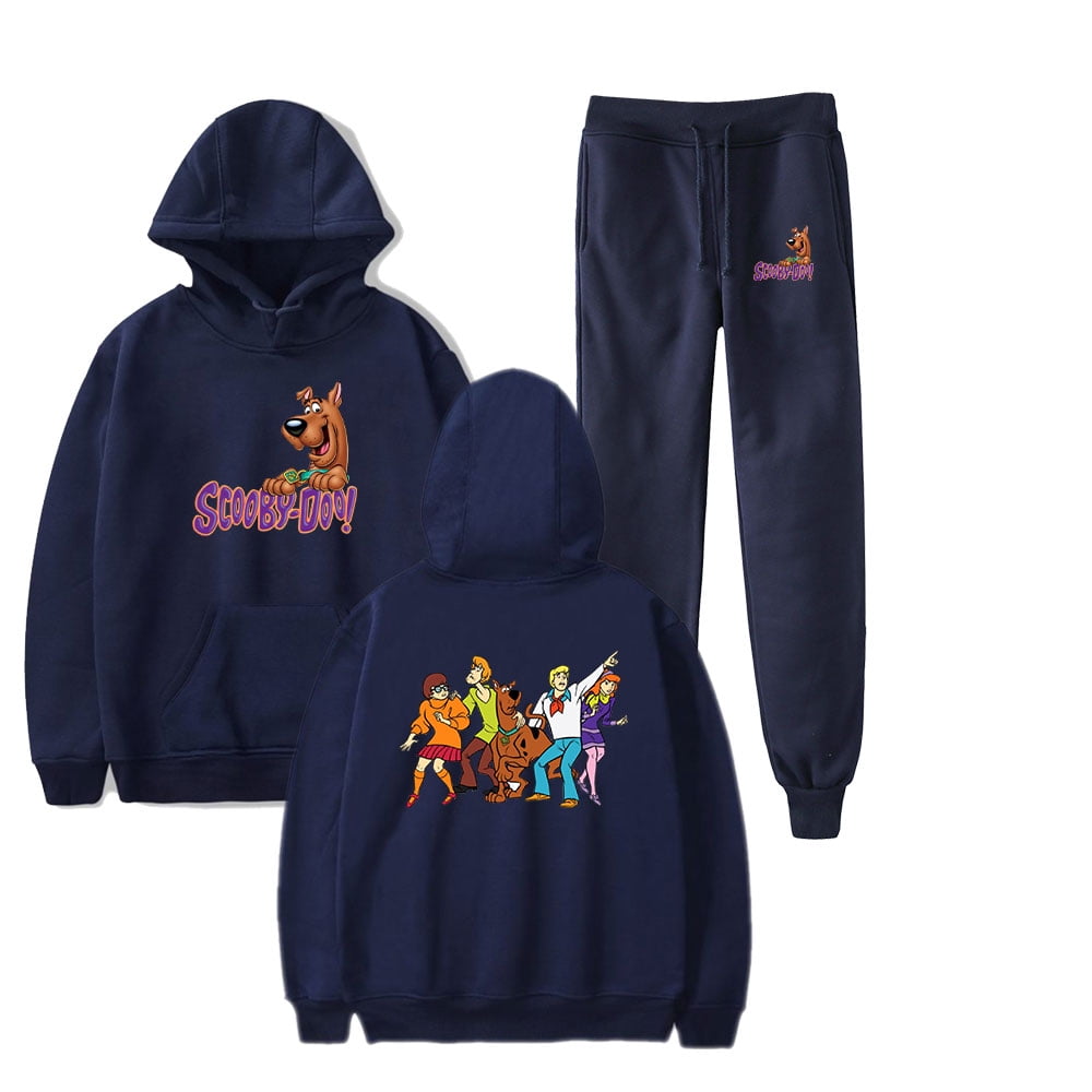 Scooby Doo Merch Men/Women Fall Suit Hoodies Sportswear Hooded Ankle ...