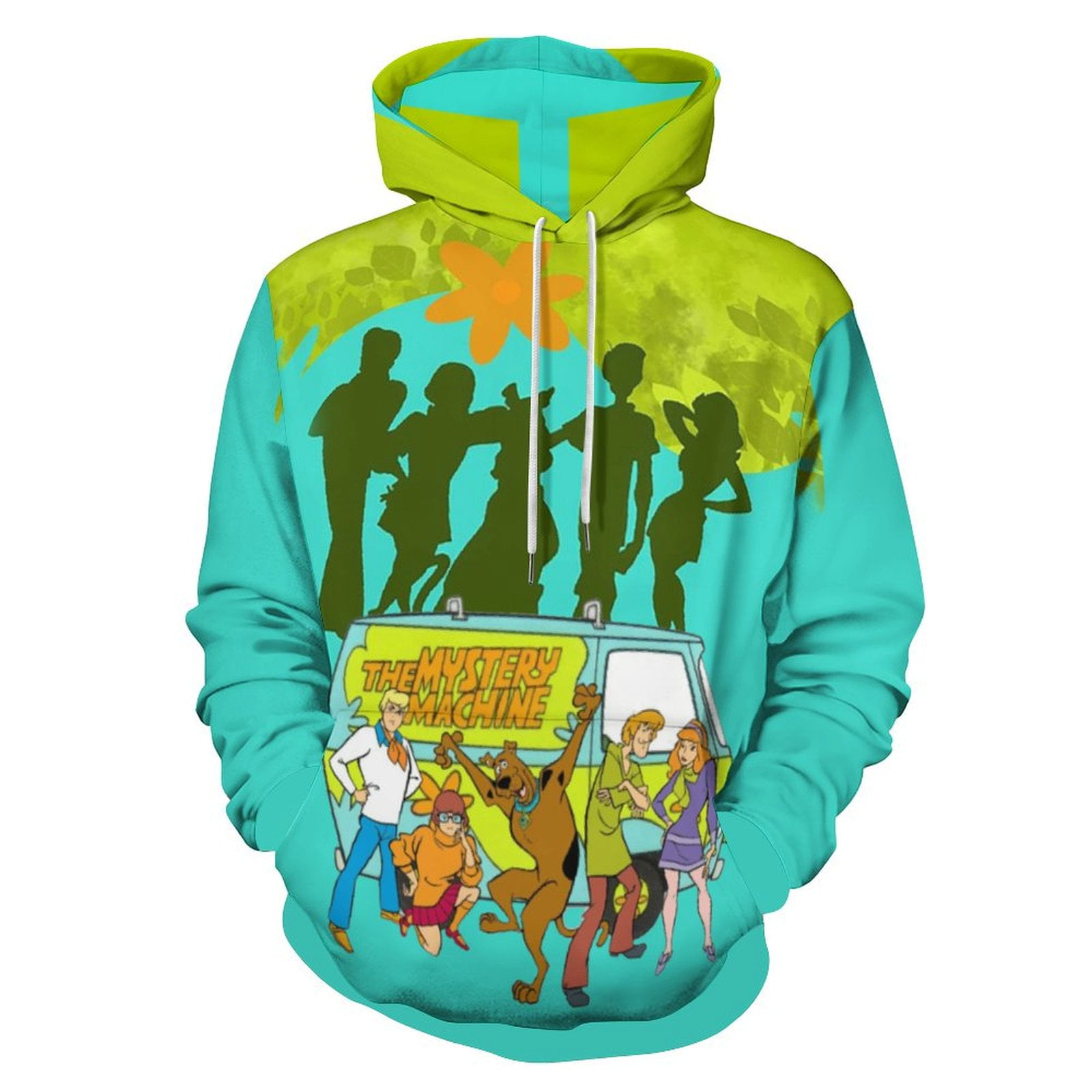 Scooby Doo Mystery Adult Sweater Pullover Hoodie 3D Printed Loose ...