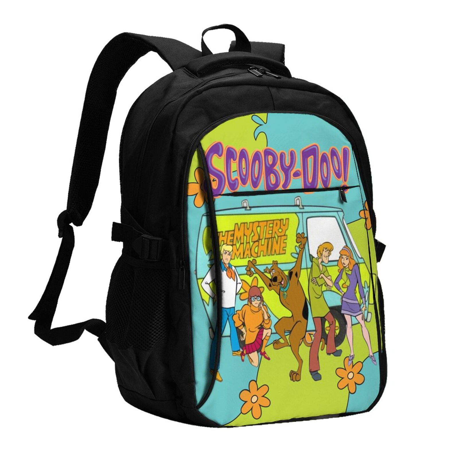Scooby Doo Mystery Gang Large Travel Laptop Backpack With Usb Charging ...