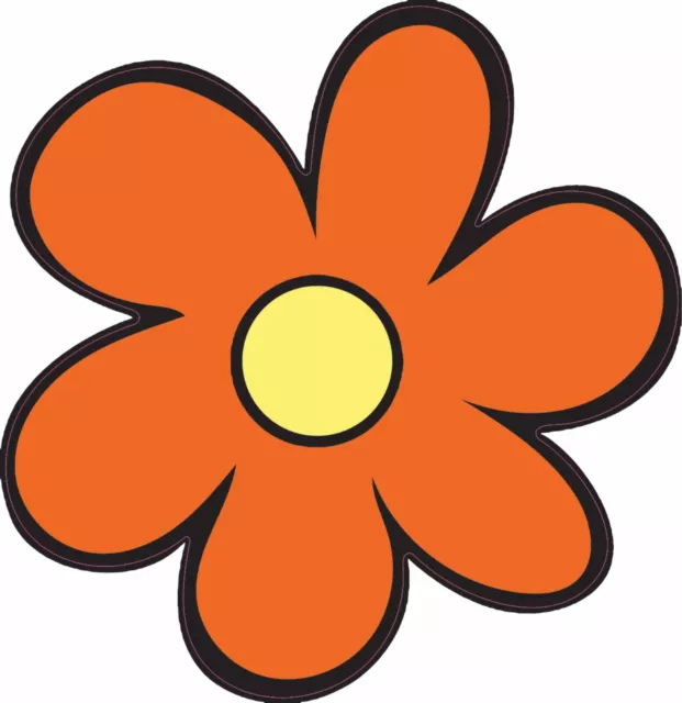 Scooby Doo (Mystery Machine Flower Only) Sticker Window Decal Phone ...