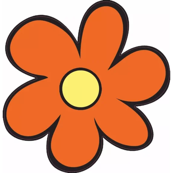 Scooby Doo (Mystery Machine Flower Only) Sticker Window Decal Phone ...