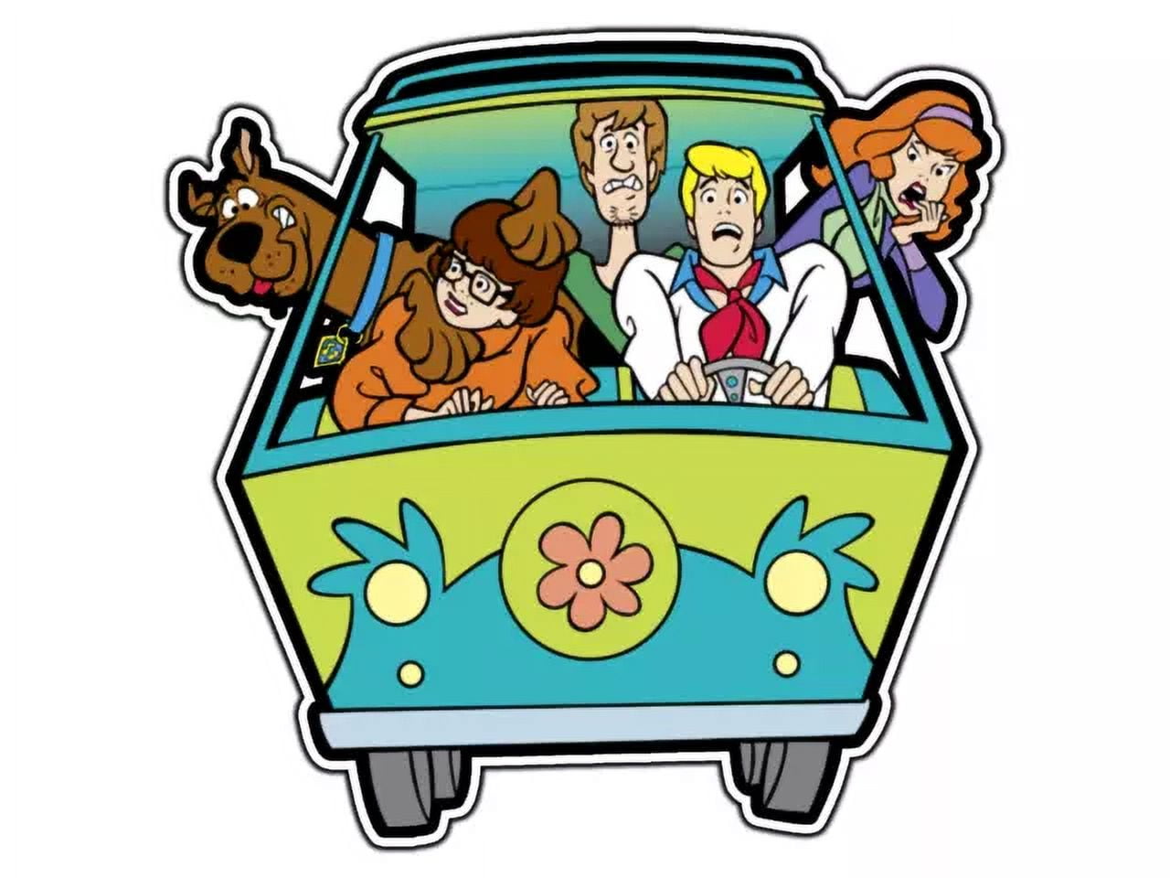 Scooby-Doo Mystery Machine Scared Waterproof Sticker Phone Decal Water ...