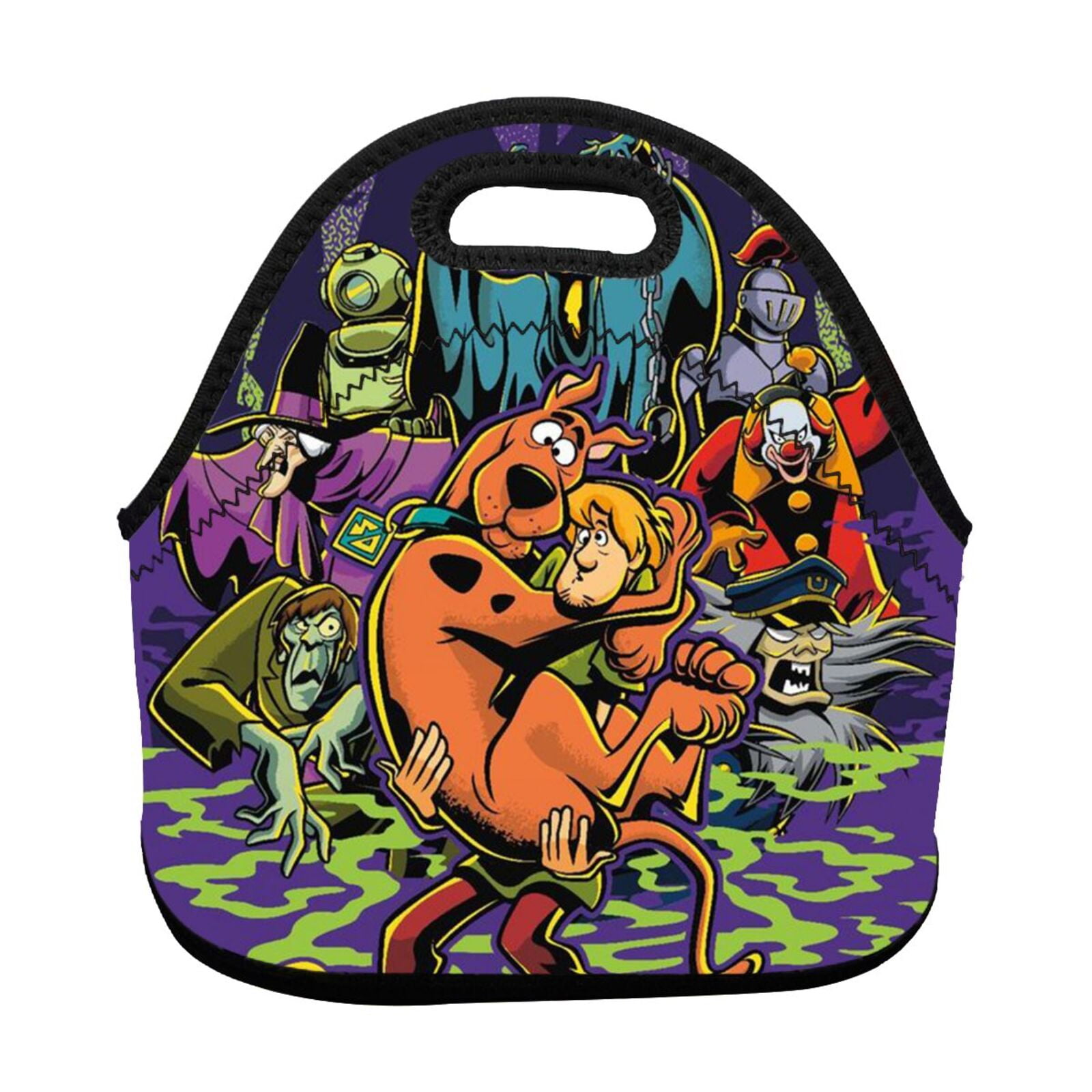Scooby Doo Neoprene Lunch Bag Portable Bento Box Insulated Lunch Tote ...