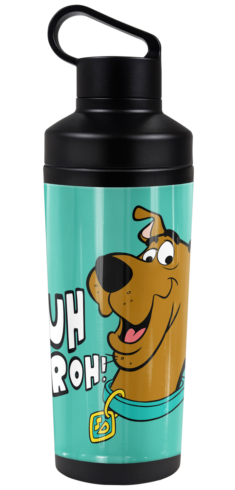 Scooby Doo! Official Ruh Roh Face Pattern 18 oz Insulated Water Bottle ...