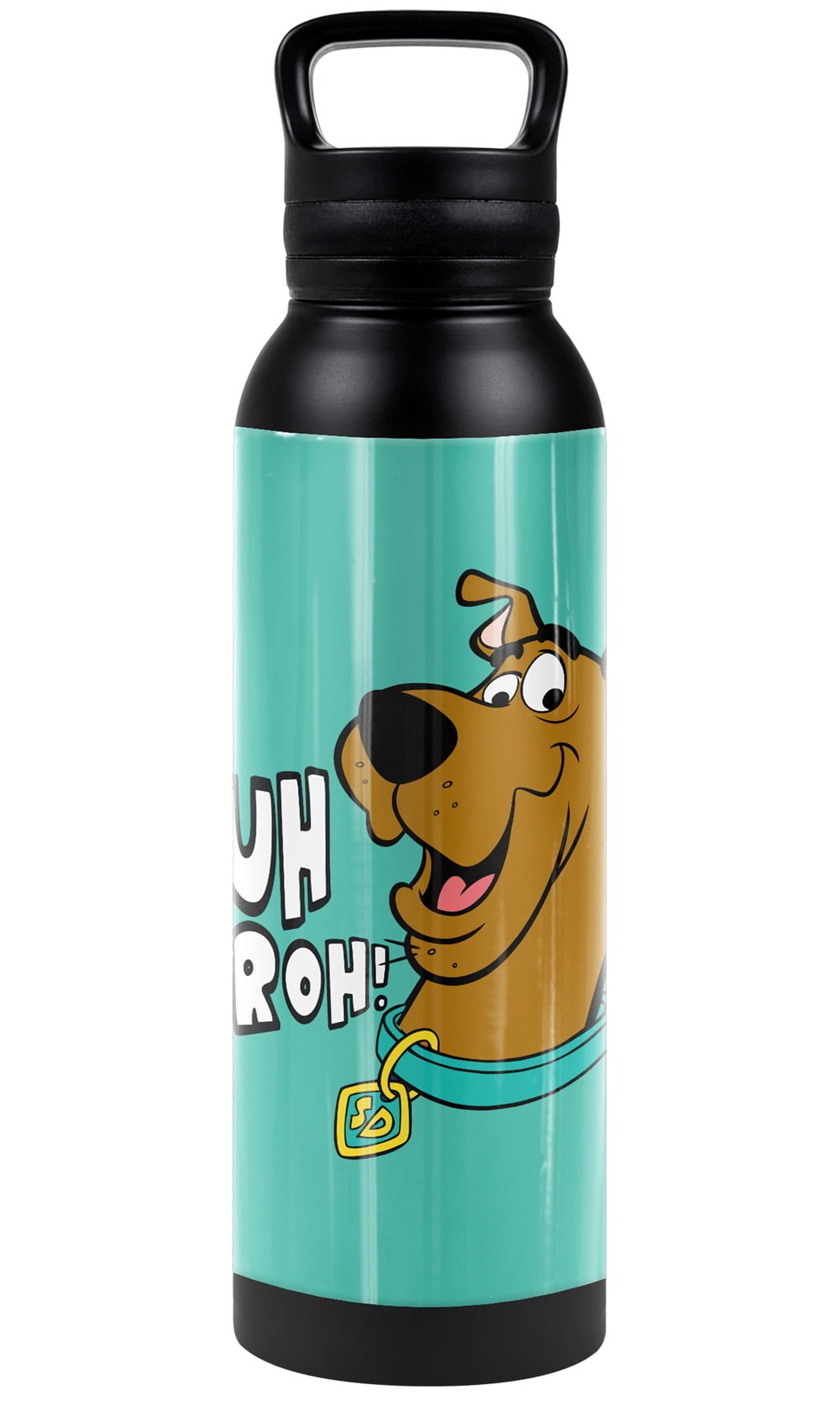 Scooby Doo! Official Ruh Roh Face Pattern 24 oz Insulated Canteen Water ...
