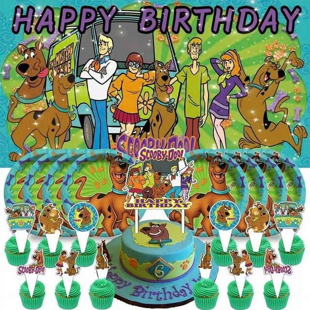 Scooby Doo Party Supplies Decor Movie Decorations Banner Plates ...