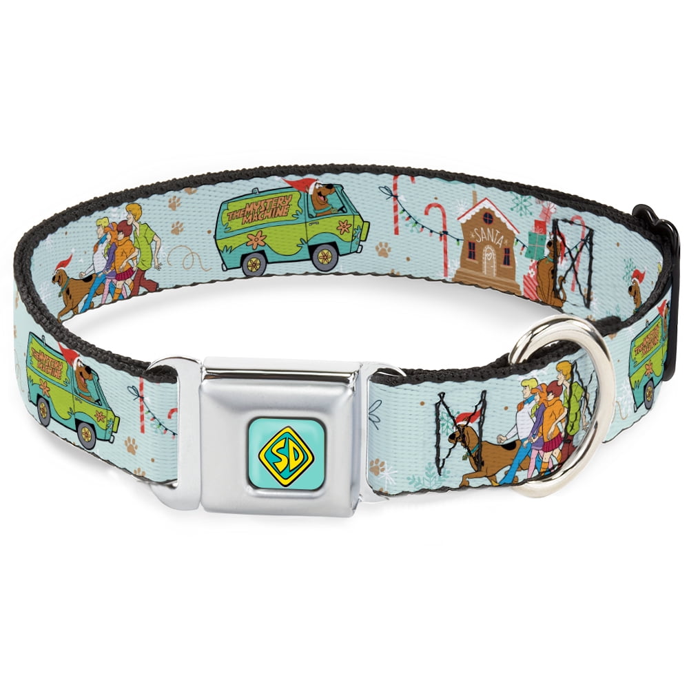 Scooby Doo Pet Collar, Dog Collar Metal Seatbelt Buckle, Scooby Doo ...