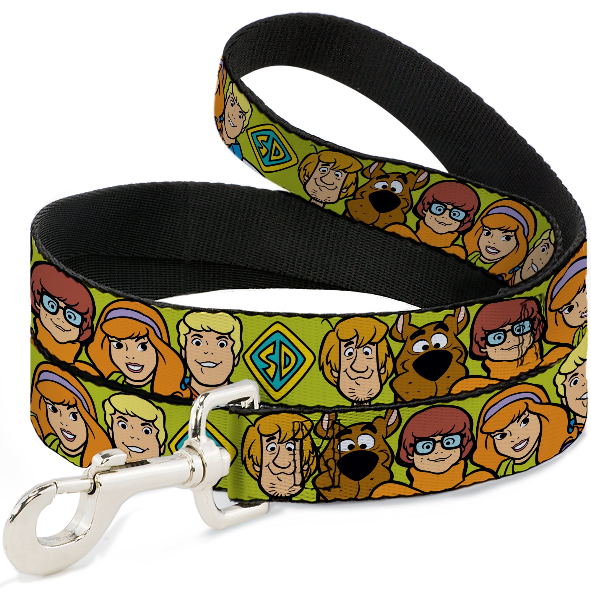 Scooby Doo Pet Leash, Dog Leash, Scooby Doo Character Faces Close Up ...