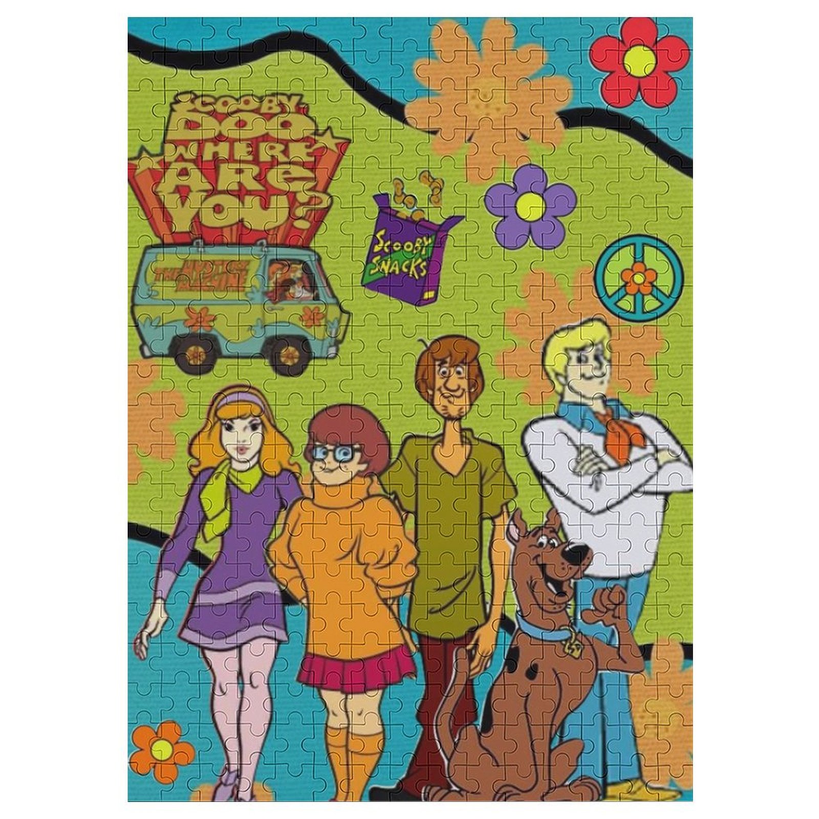 Scooby Doo Picture Puzzle 300 PCS Wooden Puzzle Artwork Jigsaw Puzzles ...