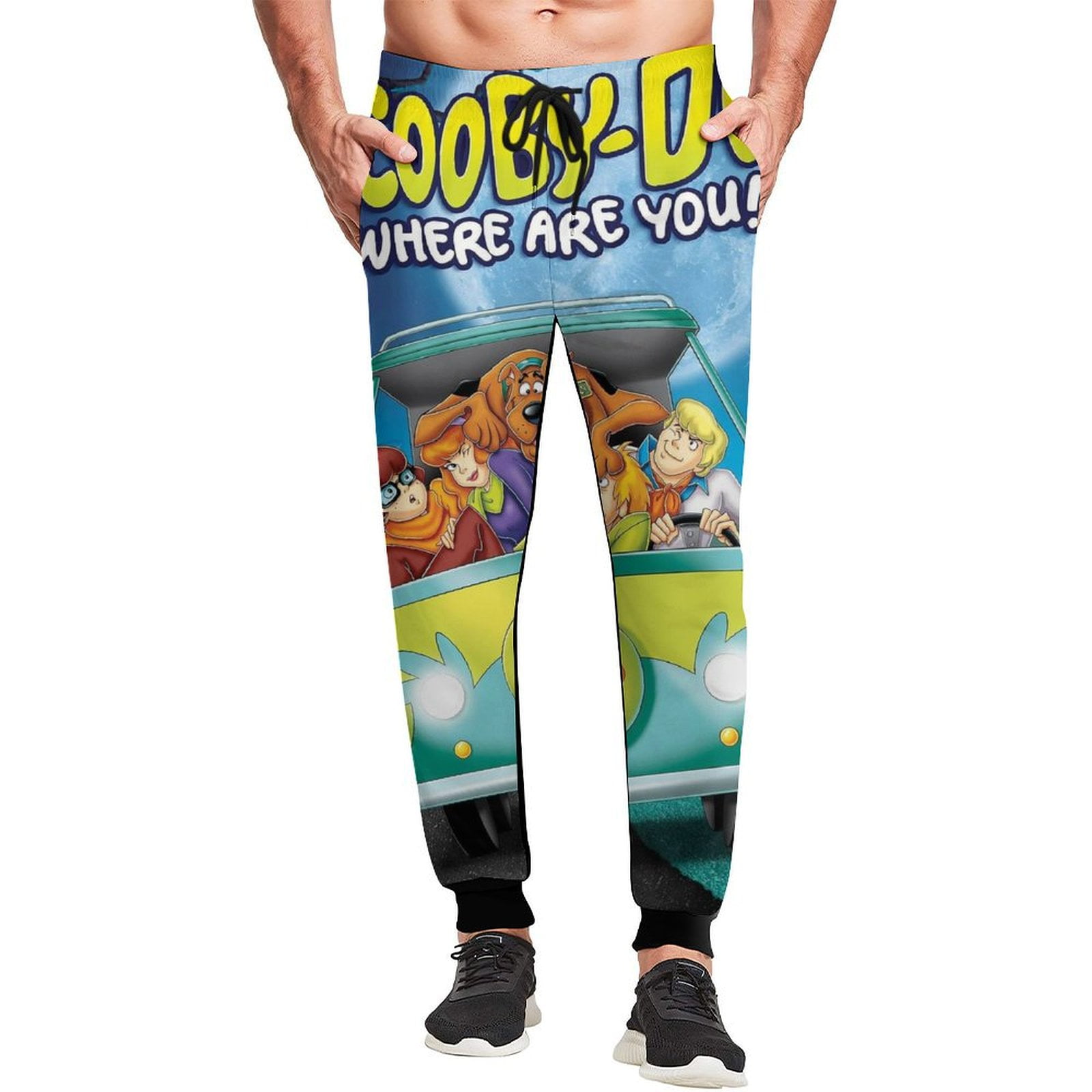 Scooby Doo Poster Mens Sweatpants Joggers Pants 3D Printing Casual ...