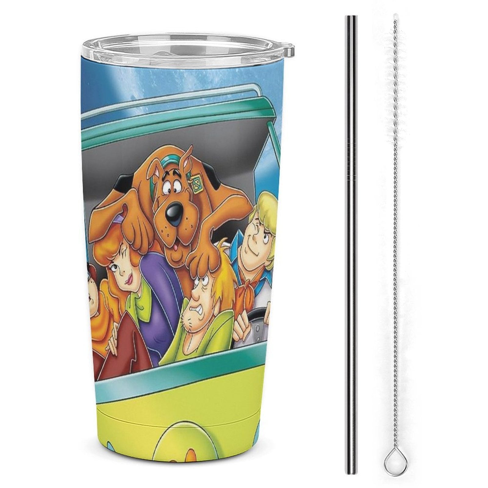 Scooby Doo Poster Stainless Steel Car Cup Thermal Vacuum Insulation Mug ...