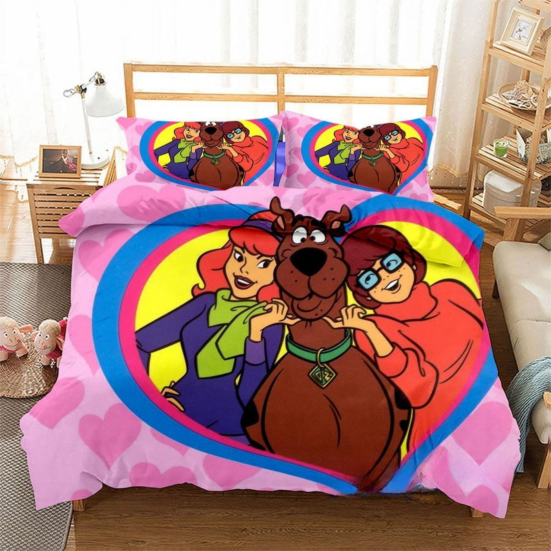 Scooby Doo Printed Bedding Set Cartoon Children's Printed Bedding Set ...