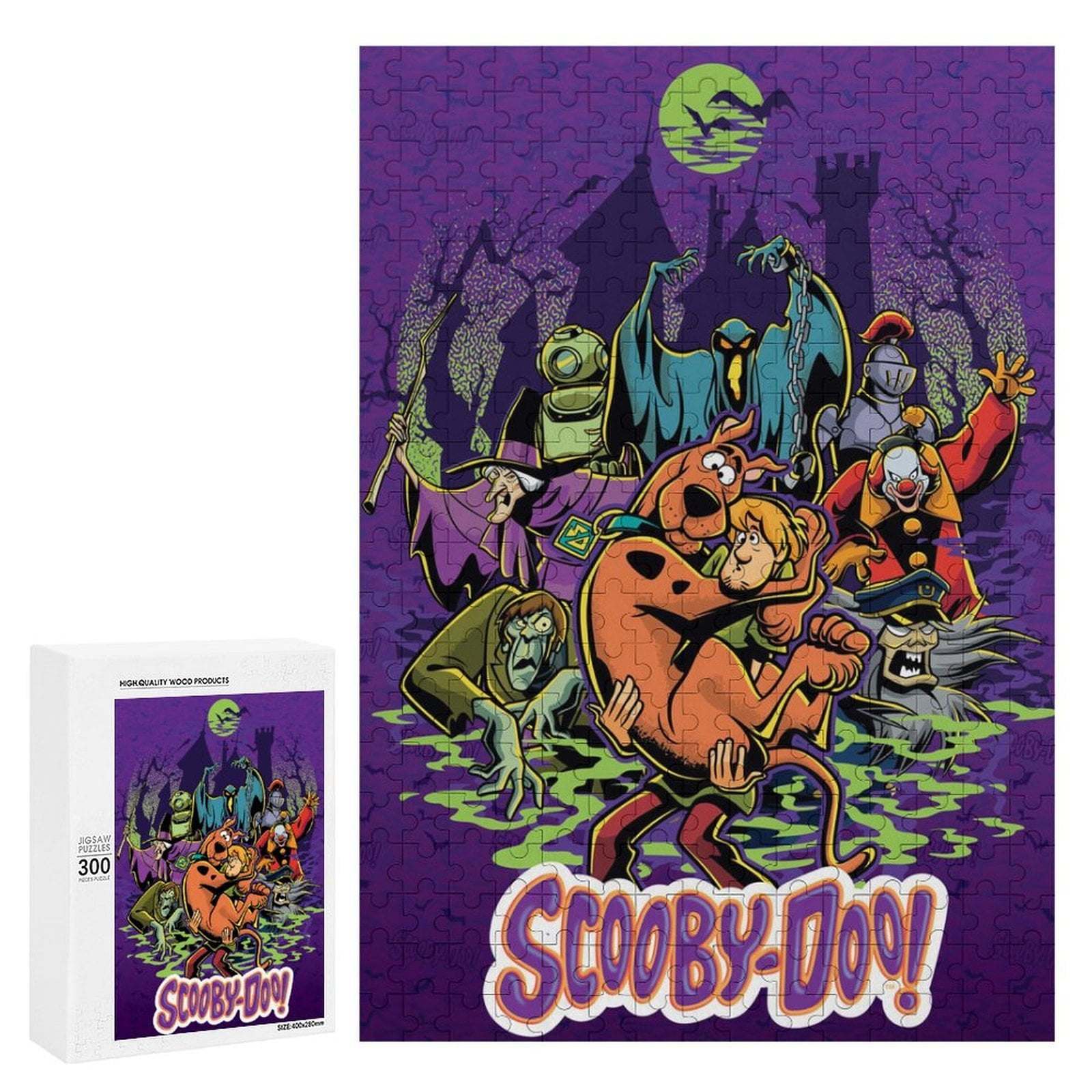 Scooby-Doo Puzzle Enthusiasts, 300 PCS Jigsaw Puzzle - Walmart.com
