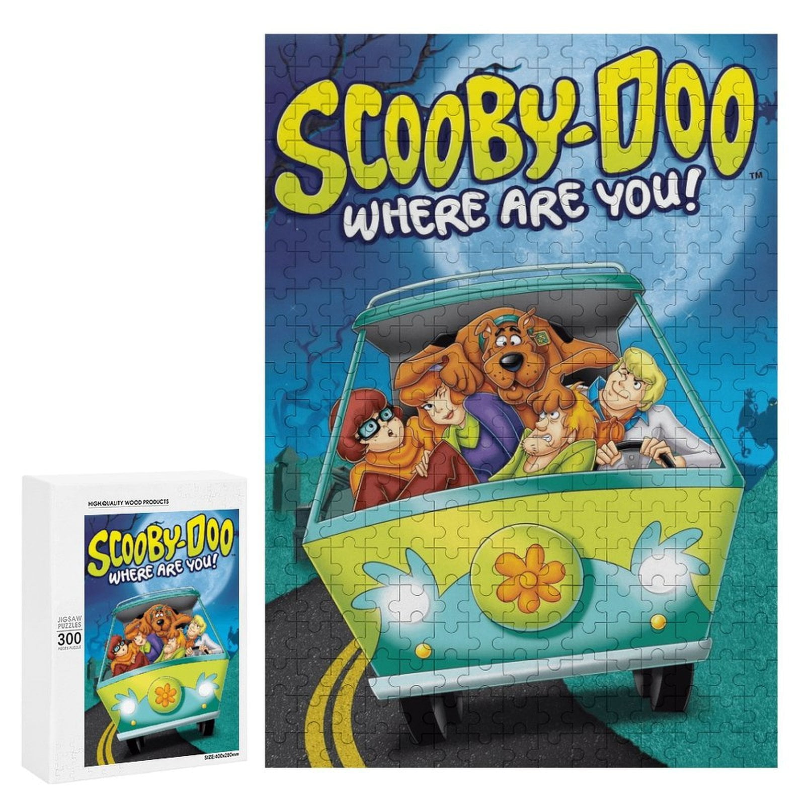 Scooby-Doo Puzzle Enthusiasts, 300 PCS Jigsaw Puzzle - Walmart.com