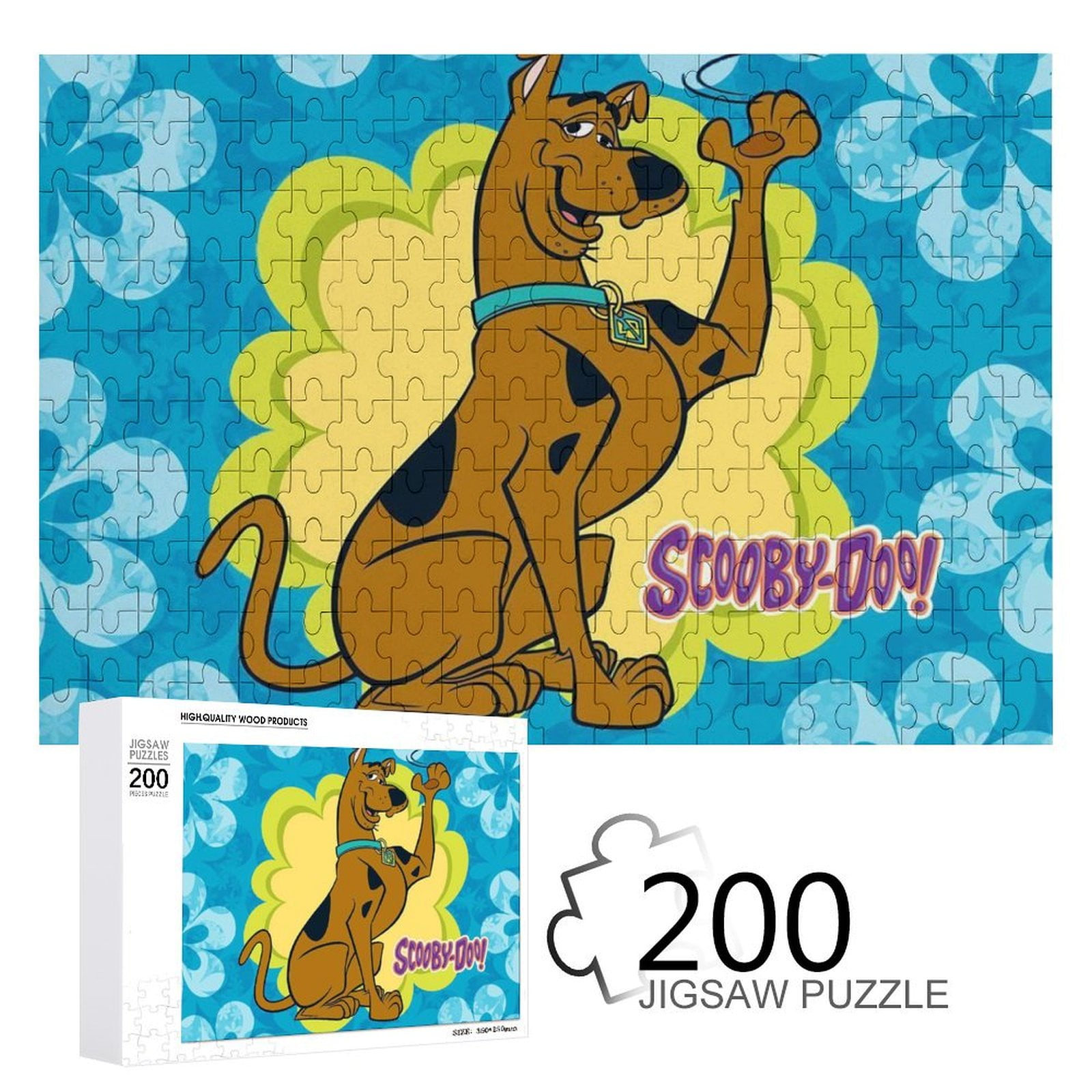Scooby-Doo Puzzle For Adults & Kids - 200 PCS Jigsaw Puzzle For Boys ...