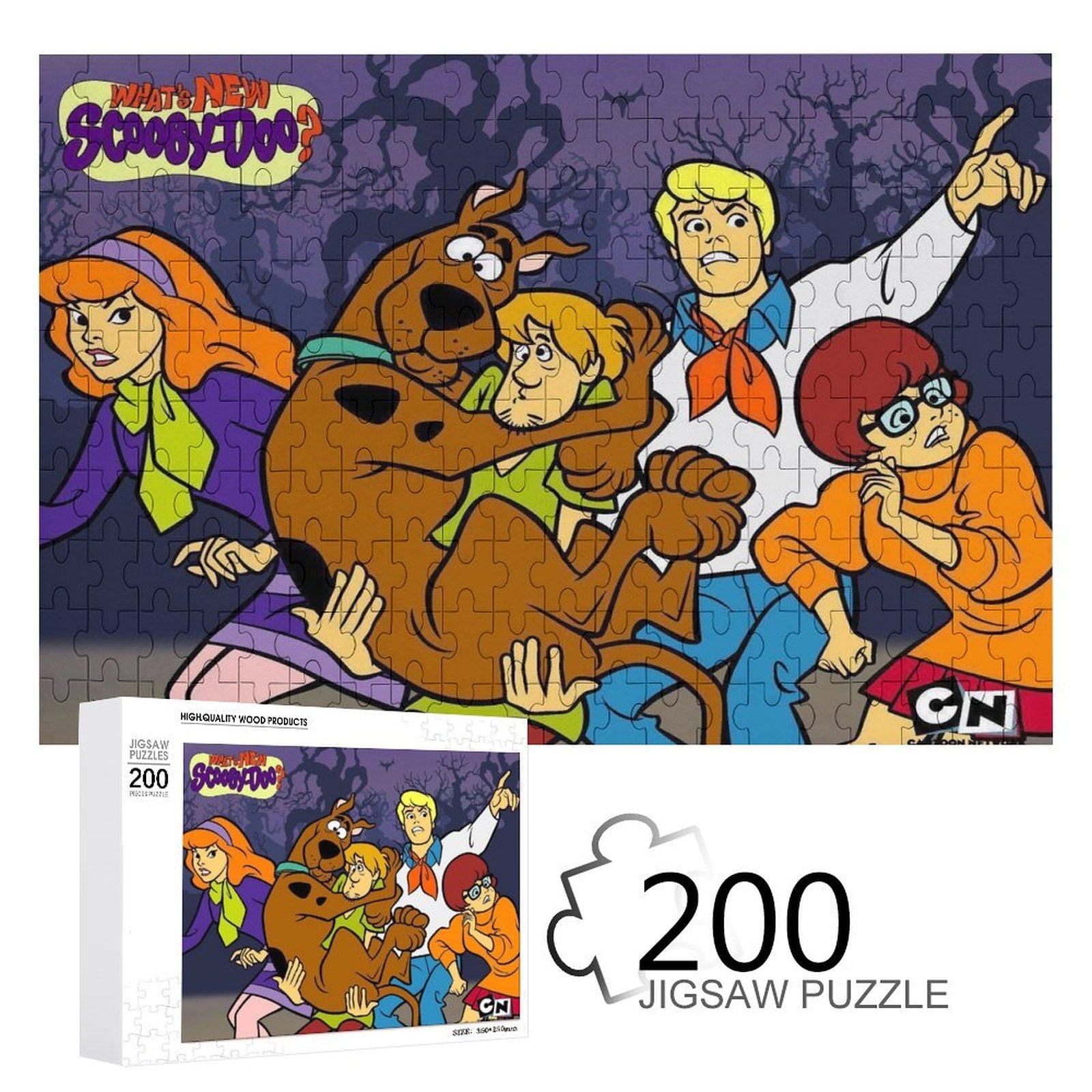 Scooby-Doo Puzzle For Boys Girls Puzzle Enthusiasts, 200 Piece Jigsaw ...
