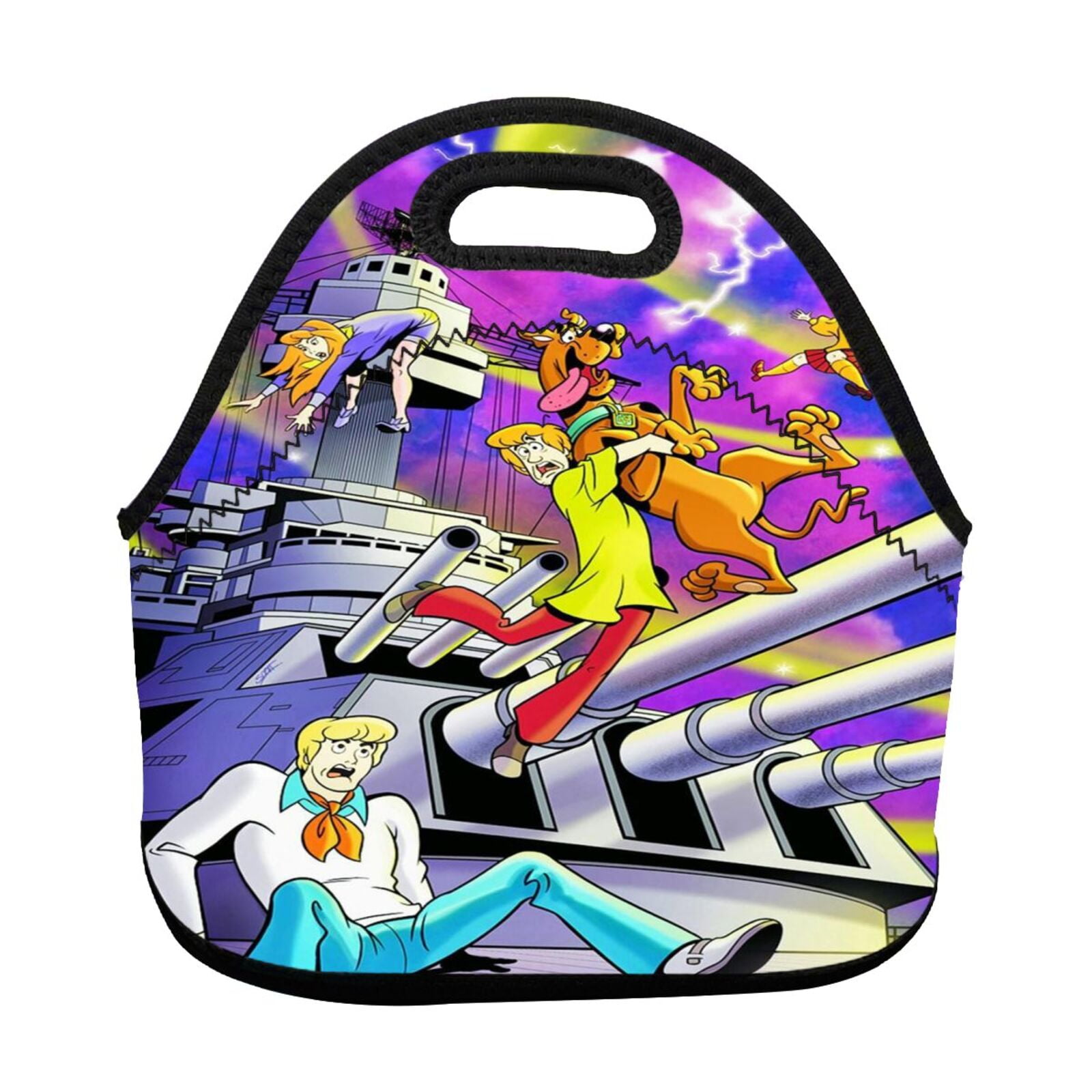 Scooby Doo Reusable Neoprene Lunch Bag Insulated Lunch Box Thermal ...