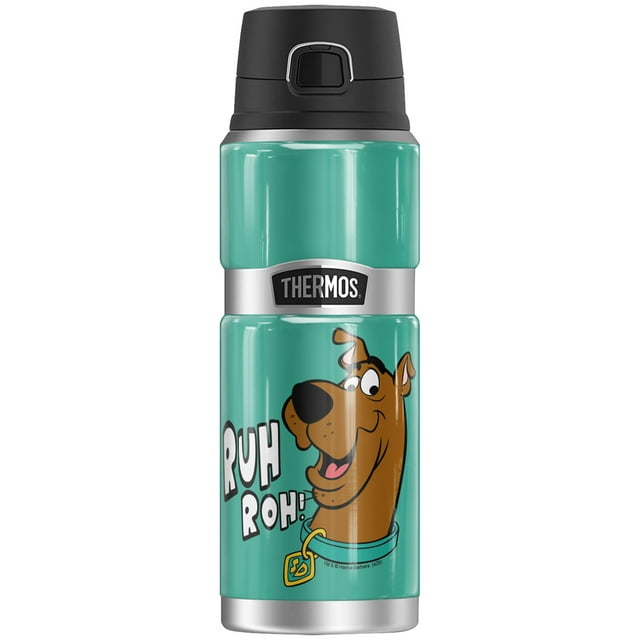 Scooby-Doo Ruh Roh Face, THERMOS STAINLESS KING Stainless Steel Drink ...