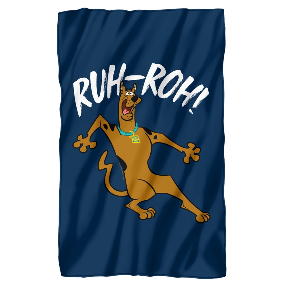 Scooby Doo Ruh Roh Fleece Blanket 36' x 58',Ruh Roh - Walmart.com