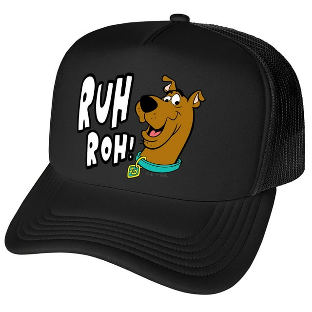 Scooby Doo! Ruh Roh! Foam Snapback Trucker Hat - Unisex for Men and ...