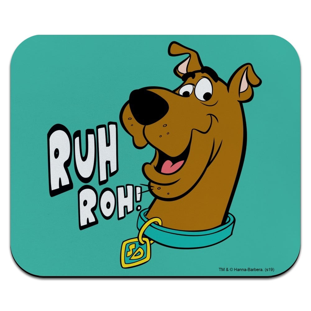Scooby-Doo Ruh Roh Low Profile Thin Mouse Pad Mousepad - Walmart.com