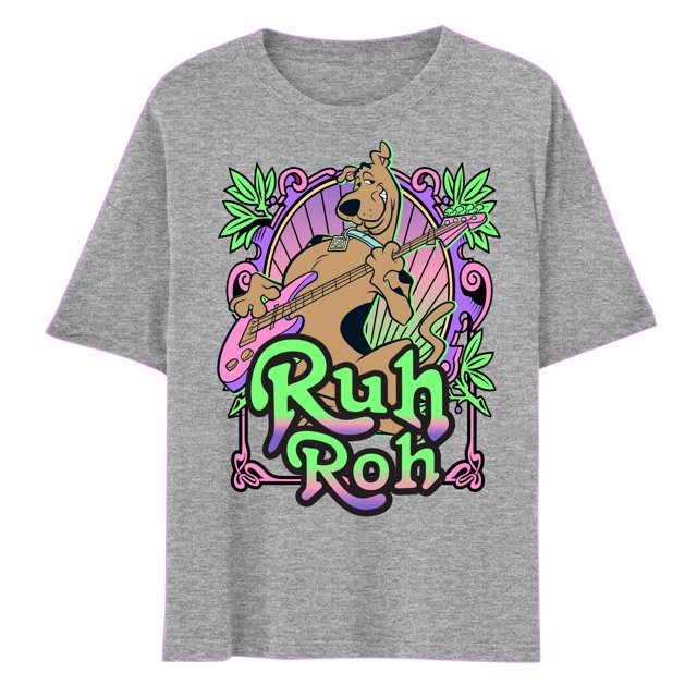 Scooby Doo Ruh Roh Scooby Guitar Mens and Womens Short Sleeve T-Shirt ...