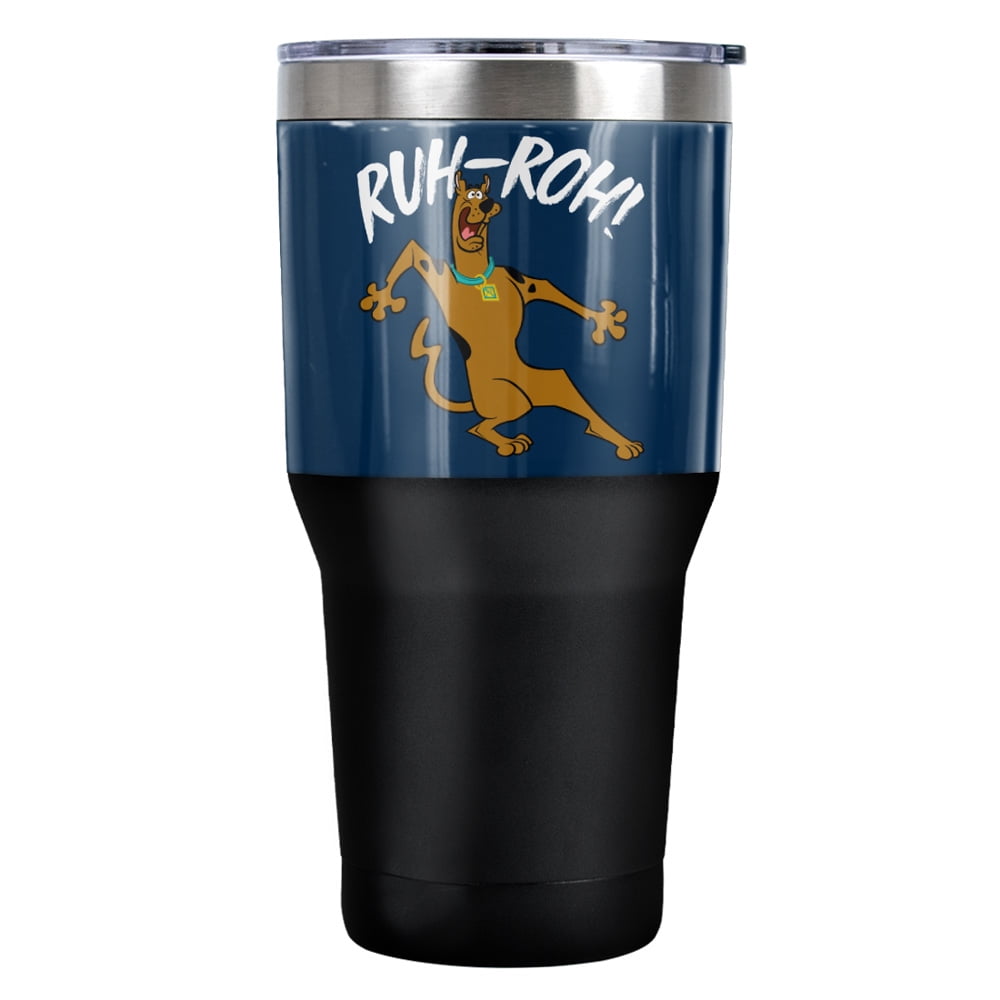 Scooby Doo Ruh Roh Stainless Steel Tumbler 30 oz Coffee Travel Cup ...