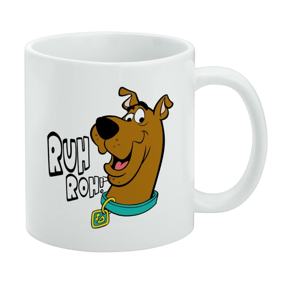 Scooby-Doo Ruh Roh White Mug - Walmart.com
