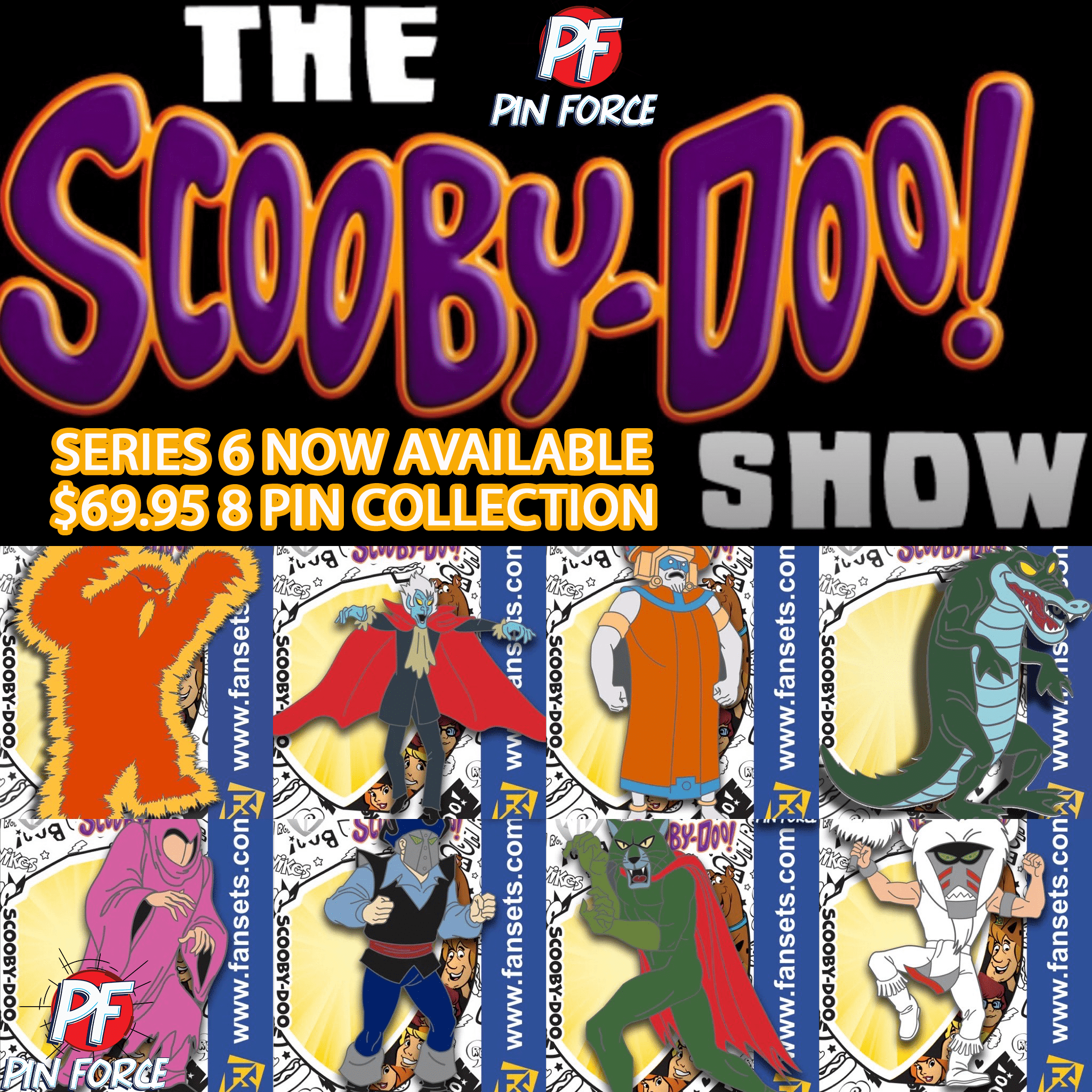 Scooby Doo SERIES 6 8 Pin PACK SPECIAL #529 - Walmart.com