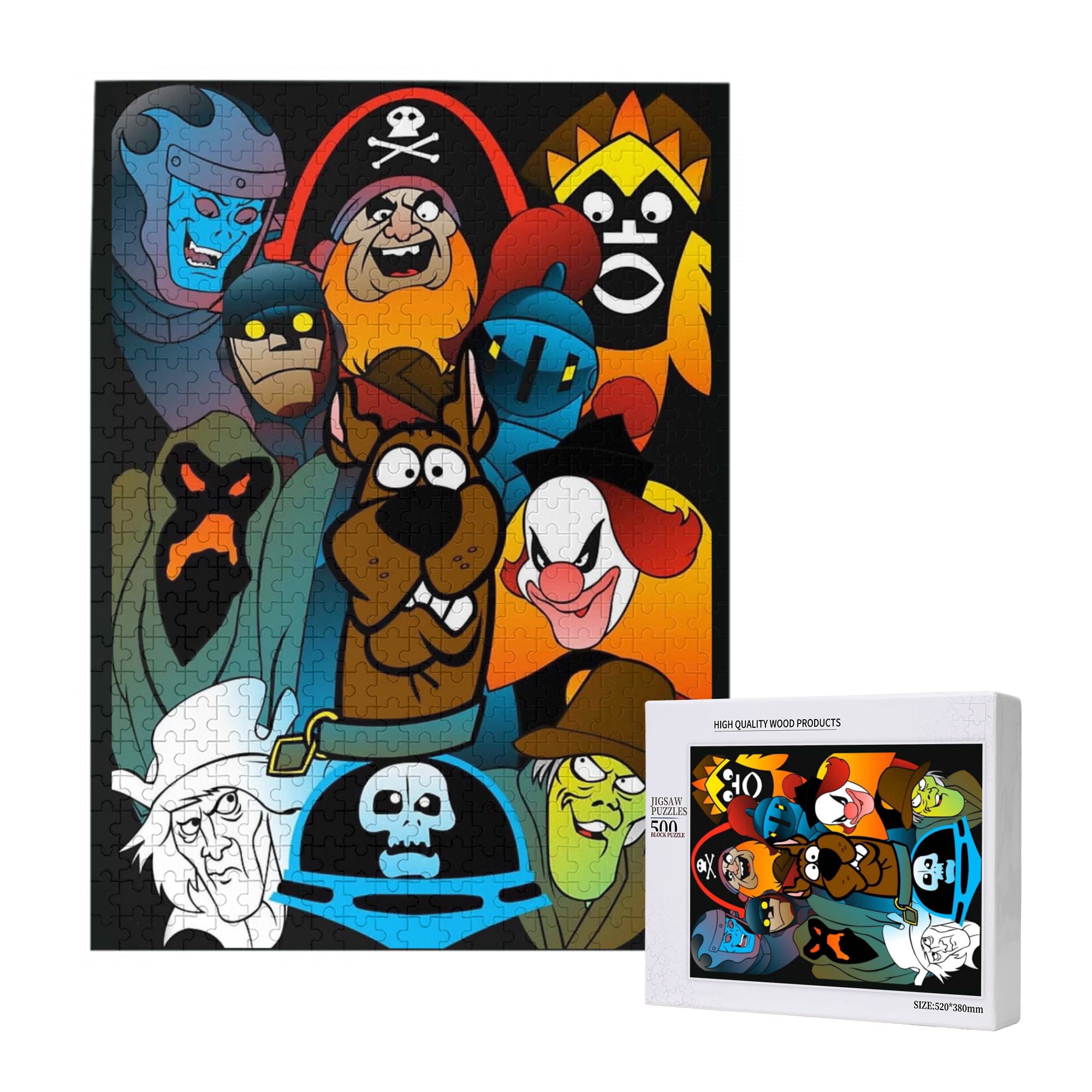 Scooby-Doo Scooby 500 Piece Jigsaw Puzzle for Families Challenging ...
