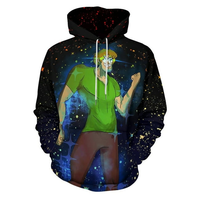 Scooby-Doo Scooby Adult Sweater Pullover Hoodie 3D Printed Loose Hooded ...