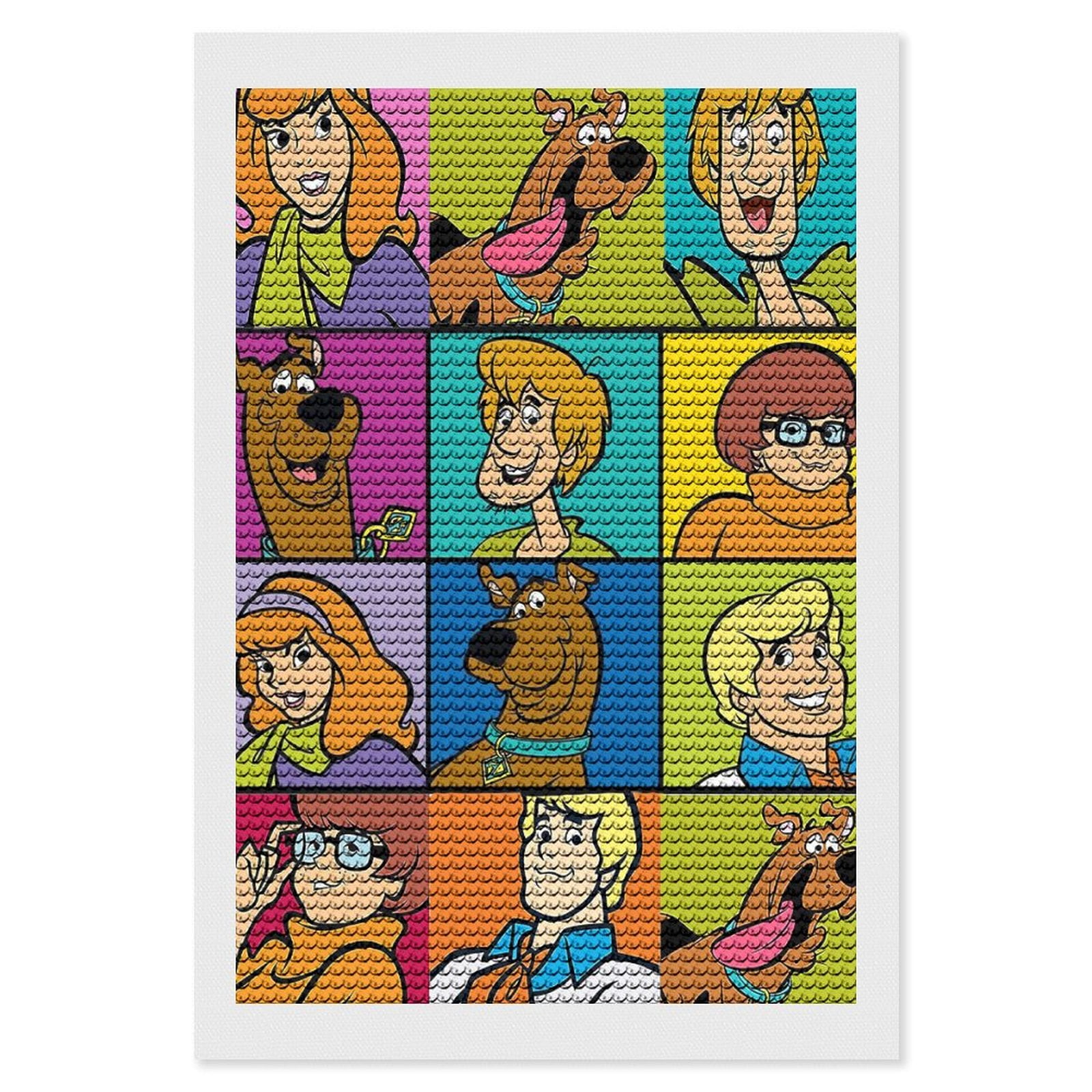 Scooby-Doo Scooby Canvas Picture Paintings Prints Wall Hang Diamond ...
