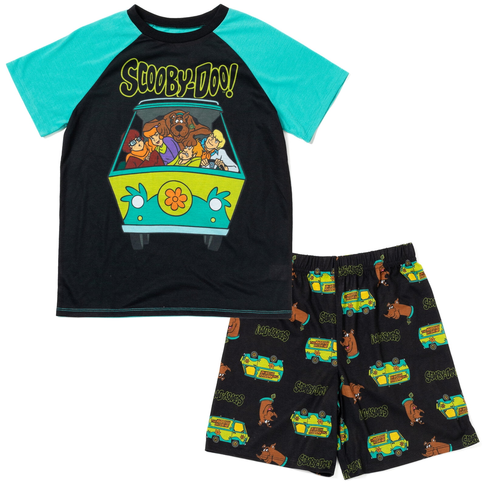 Scooby-Doo Scooby Doo Shaggy Velma Fred Little Boys Pajama Shirt and ...