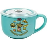 Scooby Doo Kids 24oz Ceramic Soup Mug with Scooby Snacks Design, Vented ...