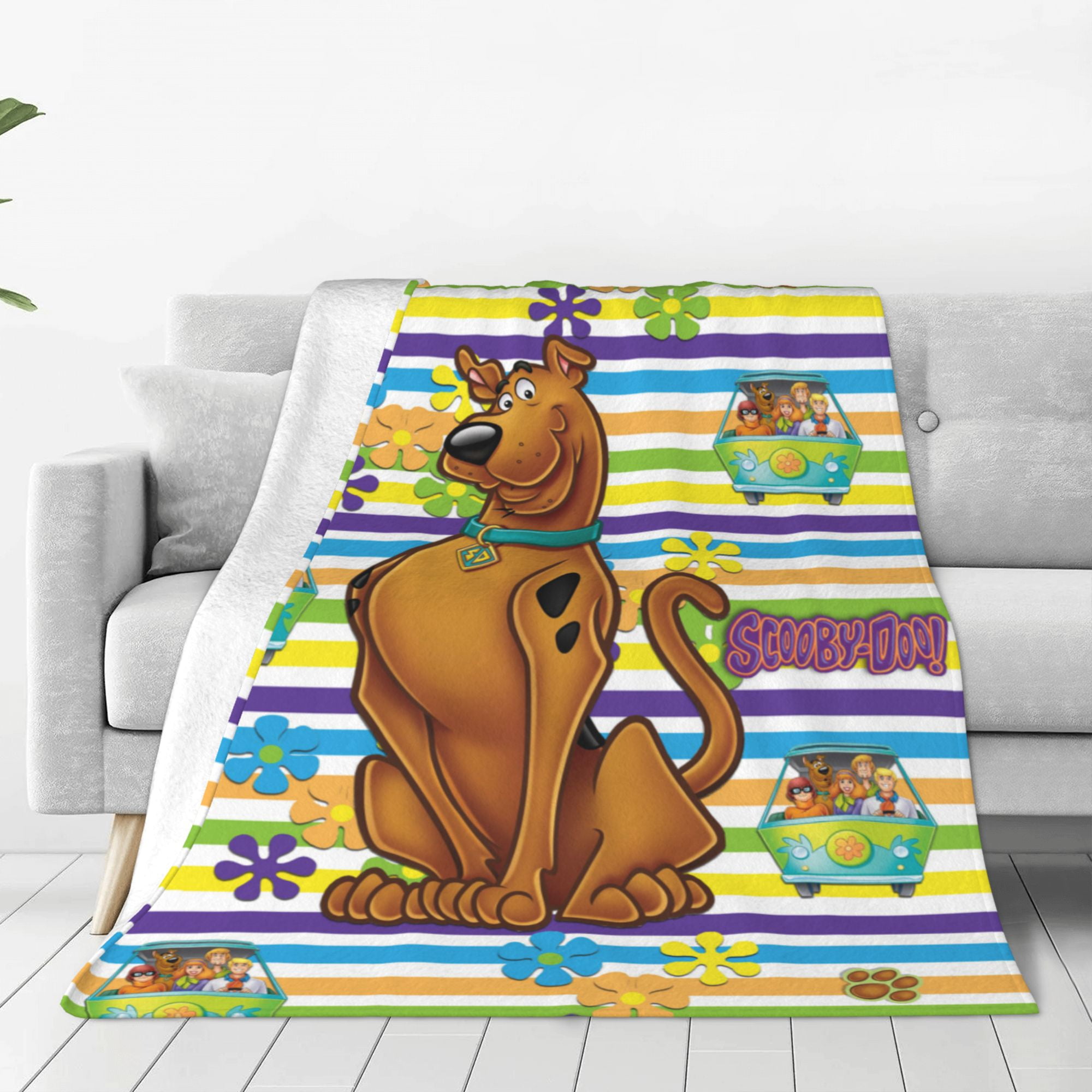 Scooby-Doo Scooby Soft Lightweight Bed Blankets Plush Fuzzy Cozy Blanket Microfiber Throw ...