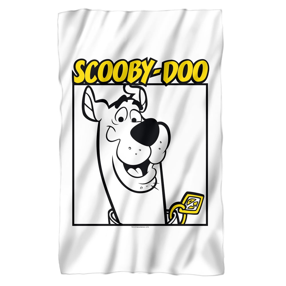 Scooby Doo Scooby Square Fleece Blanket 36' x 58',Scooby Square ...